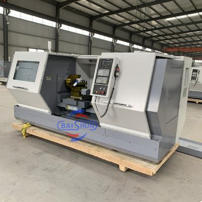 China Multifunctional Flat Bed Cnc Lathe High Precision Horizontal Cnc Lathe Machine for sale