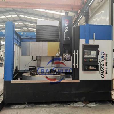 China Máquina de torno de CNC preço de uma coluna única centro de torneamento vertical automático com cobertura de proteção à venda