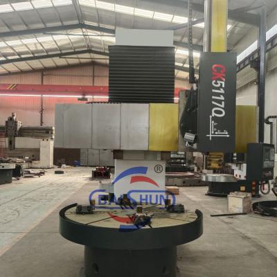 China Torno vertical de 2 eixos Torno de corte de metal de alta rigidez padrão CE à venda