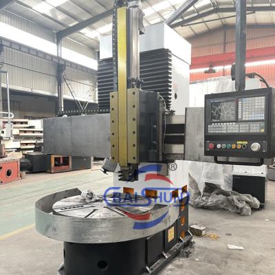 China Torno vertical de 2 ejes Torno de corte de metal de alta rigidez estándar CE en venta