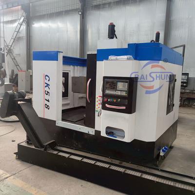 Китай Ck51 Cnc вертикальный токарный станк с осью C для поворота и фрезы продается