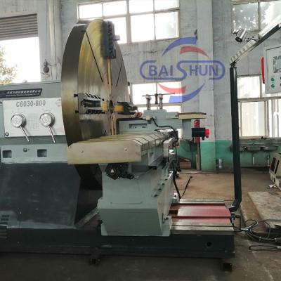 중국 헤비 듀티 직면 Torno 선반 기계 수동 바닥 선반 유형 기존 판매용