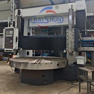 China CNC Vertical Lathe Machine With Automatic Tool Changer Big Travel For Large Bearing And Flange Turning for sale