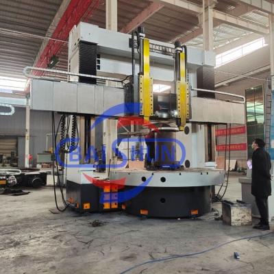 China Industrial CNC Vertical Lathe Machine for Large Diameter Turning with C Axis and Double Column Structure for sale