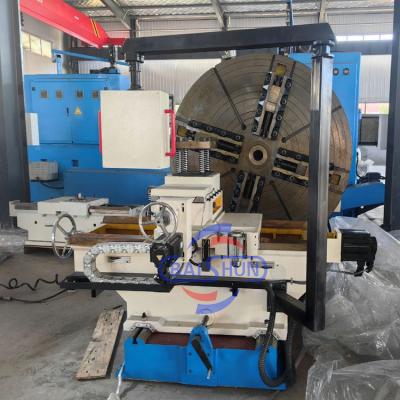 중국 중량 C6025 큰 오징어 침대 얼굴 톱니 기계 플랜지 회전 판매용