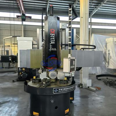 China CK5117 Vertical Metal Lathe Machine 1700mm Turning Diameter for sale
