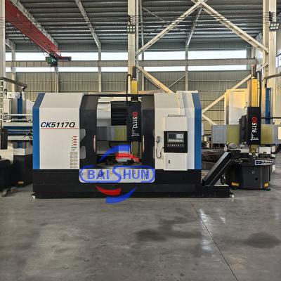 China CK5117A CNC Vertical Lathe Machine with 1700mm Max Turning Diameter 1200mm Max Height and 5tons Capacity for sale