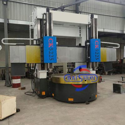 China Precision Model CK5225 Double Column Vertical Lathe Machine with 2500mm Turning Diameter and 1600mm Work Height for sale