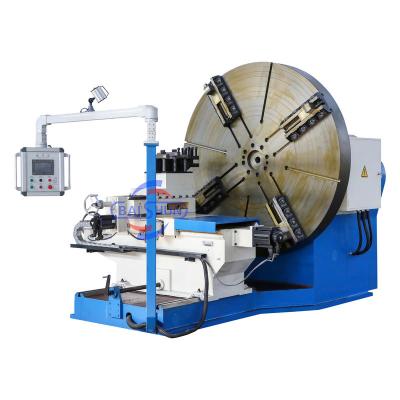 China Heavy Duty Flange Lathe Machine with 2500mm Max. Turned Diameter and 2000mm Chuck Diameter for sale