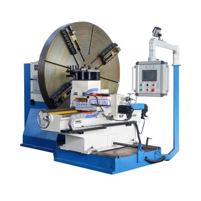 China 2500mm Max. Turned Diameter Face Lathe Machine with 2000mm Chuck Diameter and 15kW Spindle Motor Power for sale