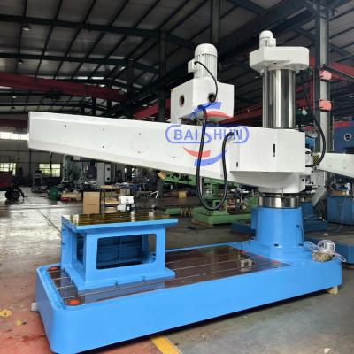 China Z3080 Hydraulic Radial Drilling Machine with 80mm Max Drilling Diameter, 450mm Spindle Travel, and 360° Radial Rotation Angle for sale
