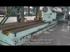 Diámetro de oscilación de 2500 mm Torno horizontal de gran tamaño para trabajos de reparación de ramas