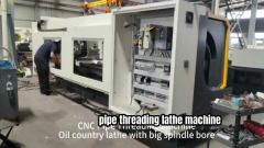 CNC Pipe threading lathe machine for oil pipe