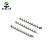 Quality SHOMEA Customized Stainless Steel Solid Slotted Needle with Chamfer End for sale