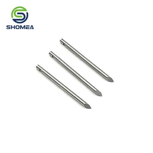 Quality SHOMEA Customized Stainless Steel Solid Slotted Needle with Chamfer End for sale
