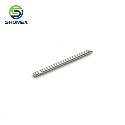 Quality SHOMEA Customized Stainless Steel Solid Slotted Needle with Chamfer End for sale
