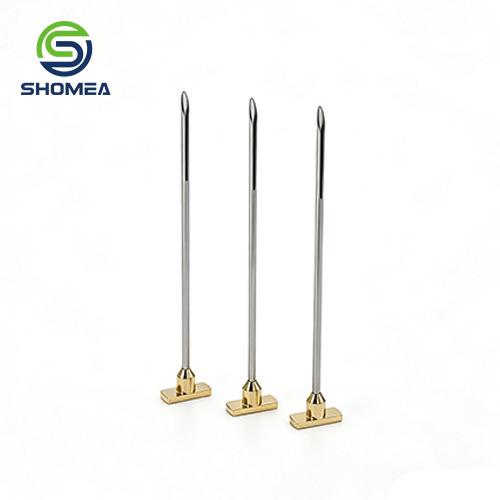 Quality SHOMEA Customized Bevel Gold-Based Micro-Needle with Groove for sale