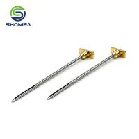 China SHOMEA Customized Bevel Gold-Based Micro-Needle with Groove for sale