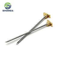 China SHOMEA Customized Bevel Gold-Based Micro-Needle with Groove for sale