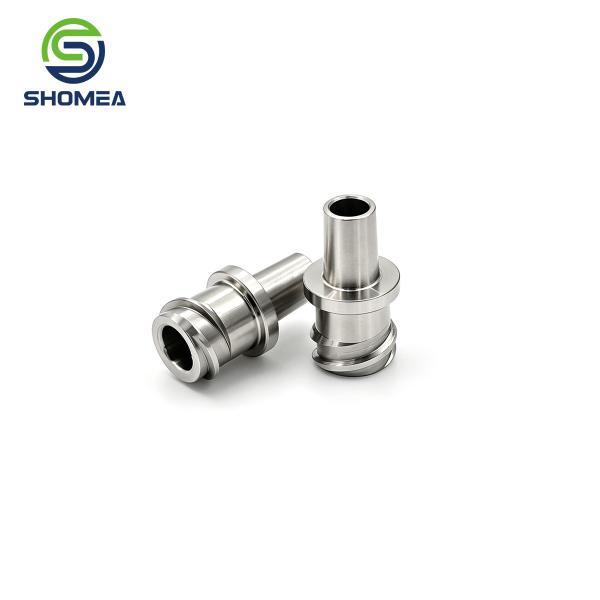 Quality SHOMEA Stainless Steel Precision Flanged Multi-Step Bushing with Helical Guide for sale