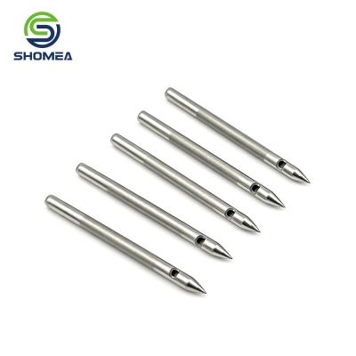China SHOMEA Medical Grade Stainless Steel Sandblasted Pen-Tip Needle with Side-Hole for sale