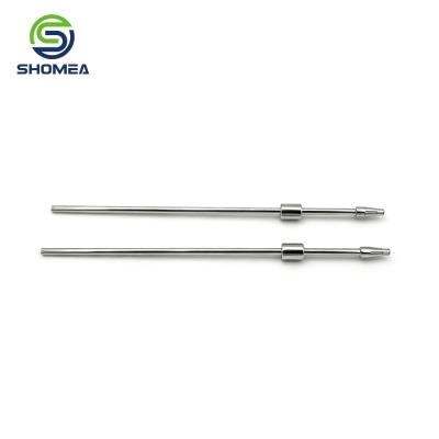China Custom Machined Stainless Steel Diagnostic Tubing Component with Flange Hub - Made to Customer Drawing for sale