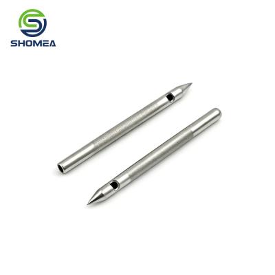 China Customized Precision Machined Pen Point Side Hole Stainless Needle for sale