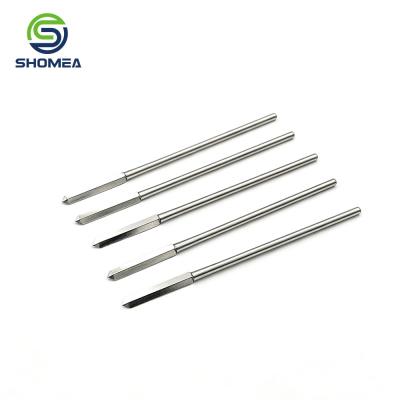 China Custom Precision Stainless Steel Straight Shank Round Cutting Blade for sale