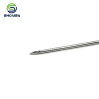 China Custom Machined X Ray Visible Knurled Head Lancet Puncture Needle Component - Built to Print for sale