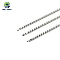 China Custom Machined X Ray Visible Knurled Head Lancet Puncture Needle Component - Built to Print for sale