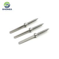 China Customized Solid Threaded Pin With Square Drive Shaft And Limit Shoulder for sale
