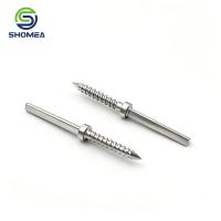 China Customized Solid Threaded Pin With Square Drive Shaft And Limit Shoulder for sale