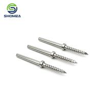 China Customized Solid Threaded Pin With Square Drive Shaft And Limit Shoulder for sale