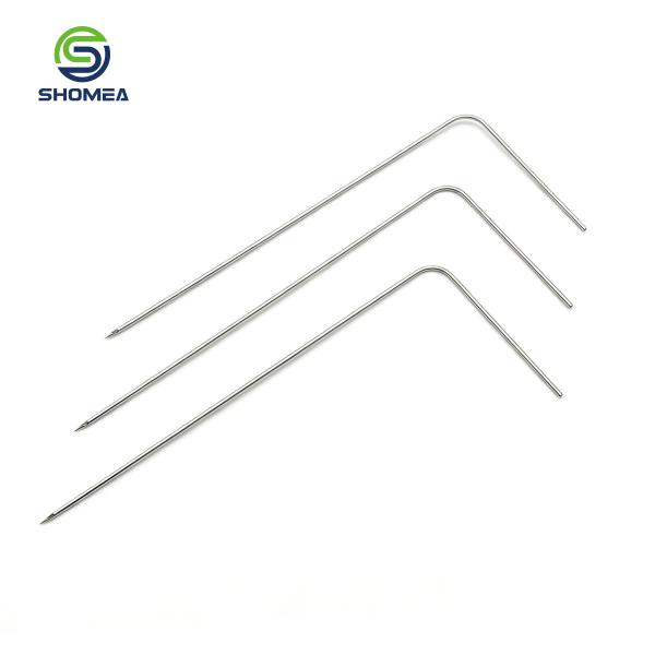 Quality Customized Stainless Steel Bent Needle with Pencil Point Tip for sale