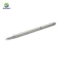 China Custom Machined Stainless Steel Puncture Needle Component with Threaded Rear End - Built to Print for sale