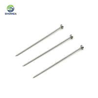 China Customized Stainless Steel Solid Needle With Flat Round Head for sale
