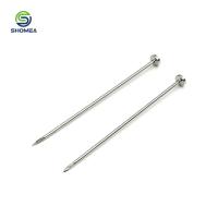 China Customized Stainless Steel Solid Needle With Flat Round Head for sale