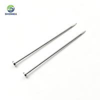 China Customized Stainless Steel Solid Needle With Flat Round Head for sale
