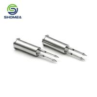 China Customized Double Slotted Needle With Metal Base for sale