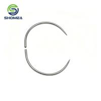 China Custom Machined Curved Stainless Steel Needle Component for Suturing - Built to Print for sale