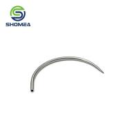 China Custom Machined Curved Stainless Steel Needle Component for Suturing - Built to Print for sale
