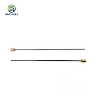 China Customized Black Coated Nitinol Needle With Gold Plated Base for sale