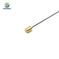 China Customized Black Coated Nitinol Needle With Gold Plated Base for sale
