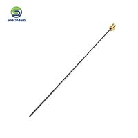China Customized Black Coated Nitinol Needle With Gold Plated Base for sale