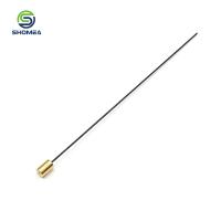 China Customized Black Coated Nitinol Needle With Gold Plated Base for sale