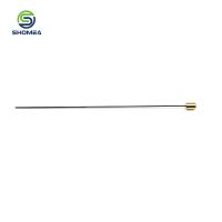 China Customized Black Coated Nitinol Needle With Gold Plated Base for sale