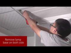 Installation-Magnetic led retrofit strip kit