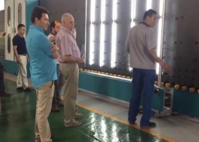 中国 自動化された二重ガラスの機械類、空のガラス作成機械セリウムの証明 販売のため