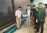 China Polysulfide Spreading Double Glazing Glass Machine With Automatic Sensor Device for sale