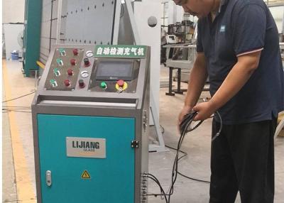 China Semi Automatic Argon Gas Filling Machine 0.1 KW For Insulating Glass Production for sale